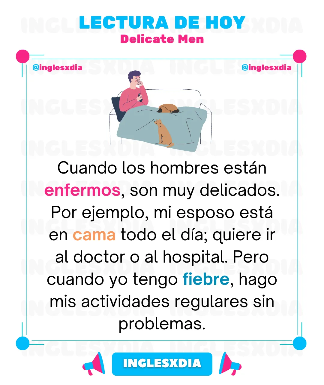 Curso de inglés en línea: Lectura corta · Delicate Men